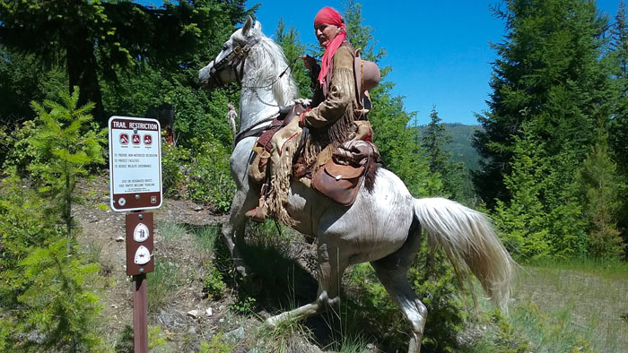 Riding with Hawk, The Mountain Man
