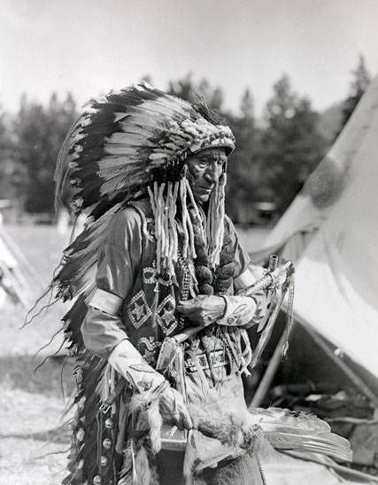 Three Turn of the Century Portraits of Chief Joe La Moose